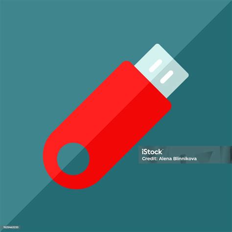 둥근 구멍이 있는 빨간색 Usb 플래시 드라이브 어두운 배경에 메모리 저장소입니다 정보 키퍼 전자 서명 아이콘 0명에 대한 스톡 벡터 아트 및 기타 이미지 Istock