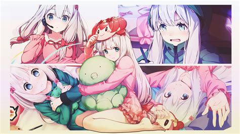 Eromanga Sensei Izumi Sagiri Anime Girls Blue Eyes Barefoot Hd