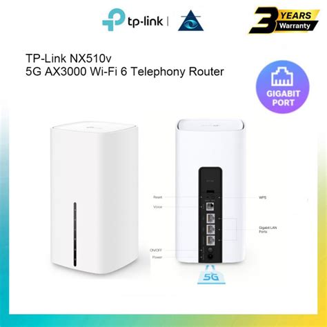 TP Link NX V G AX Dual Band Wi Fi Telephony Router Easy Mesh Lazada
