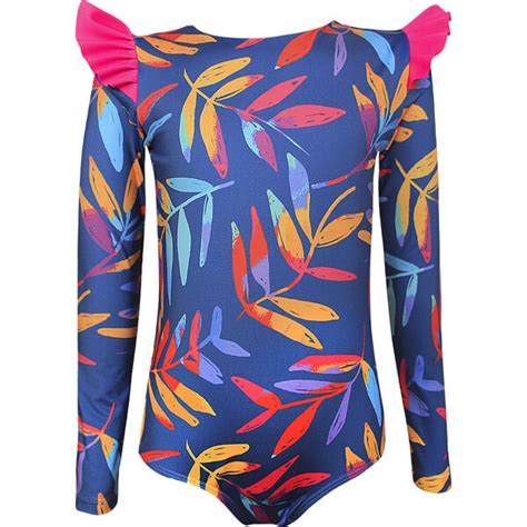 Girls Wings Longsleeve Swimsuit Crayola Pepita And Me Swim Maisonette