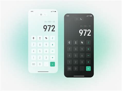 Calculator App Daily UI Challenge 004 by Asia Kustrzyńska Markiewicz on Dribbble