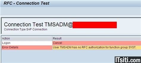 Tmsadm Has No Rfc Authorization For Function Group Syst