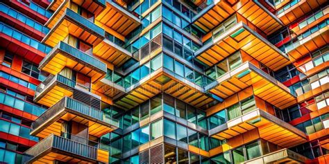 Modern Architectural Design Concepts Abstract Photography Showcases Stacked Geometric Forms In