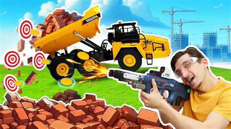 Игры в машинки и стрелялки во что поиграть бластер или самосвал