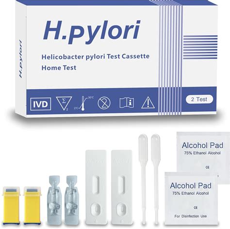 Helicobacter Pylori Home Test Kit Fast And Accurate 2 Tests Included Self Test At Home