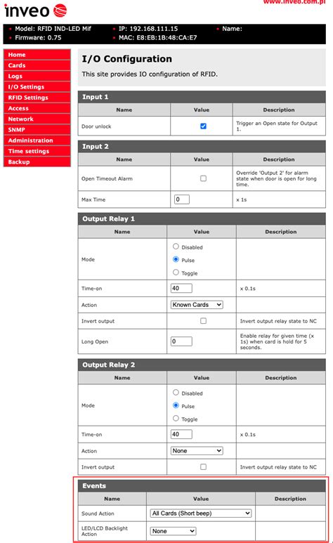 Rfid Reader And Relay Meter Configuration Climkit Documentation And Support