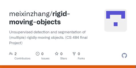 Github Meixinzhangrigid Moving Objects Unsupervised Detection And