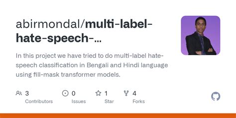 Github Abirmondal Multi Label Hate Speech Classification In This