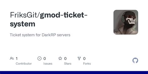 GitHub FriksGit Gmod Ticket System Ticket System For DarkRP Servers
