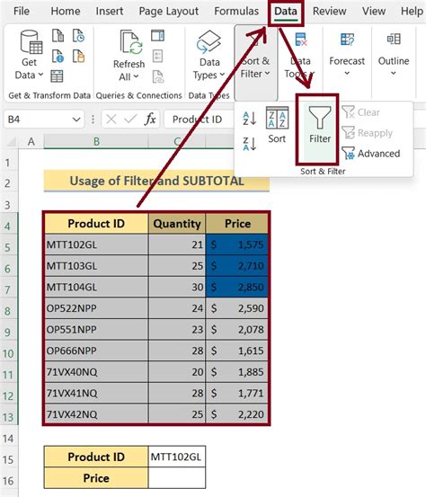 How To Excel Sum By Color Use Subtotal And Getcell Formula Earn And Excel