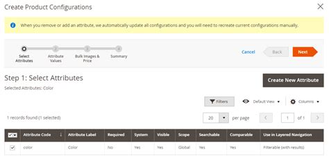 Magento 2 Create Product Configurations Menu Bcs Engineering