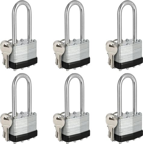 Travate Keyed Alike Padlocks Laminated Heavy Duty Padlocks Keyed Alike Set Of Key Lock With