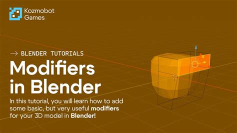 Modifiers In Blender Tutorial For Beginners Youtube