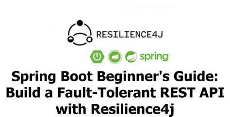 Looking To Build Resilient Fault Tolerant Rest Apis With Spring Boot Sibin M