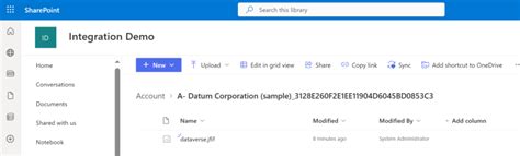 Integrating Sharepoint Document Libraries With Dataverse Tables