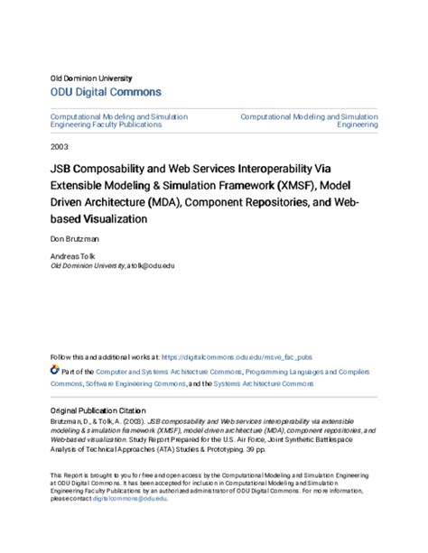 Pdf Jsb Composability And Web Services Interoperability Via