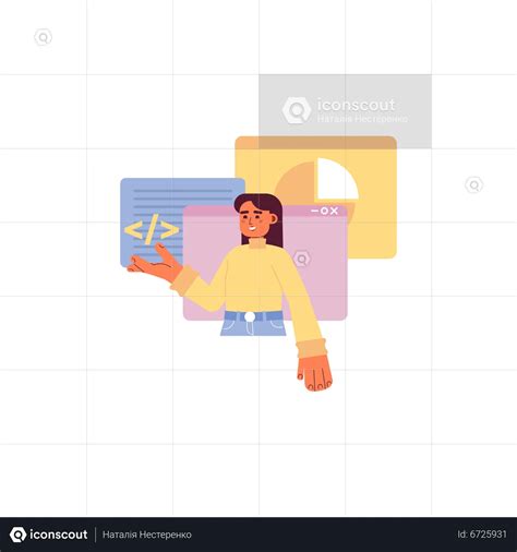 Web Developer Class Animated Illustration Download In Json Lottie Or