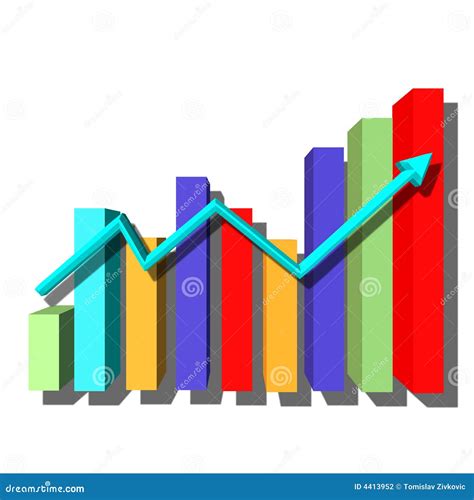 Multicolored Bar Graph Stock Illustration Illustration Of Company 4413952