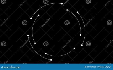 Minimal Black And White Preloader With Circle Loading Wheel Animation Abstract Beautiful