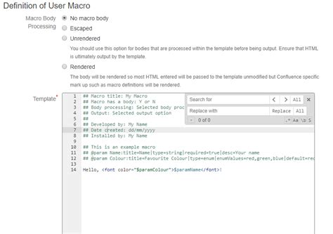 Fume A Better Confluence User Macro Editor I Am Davin