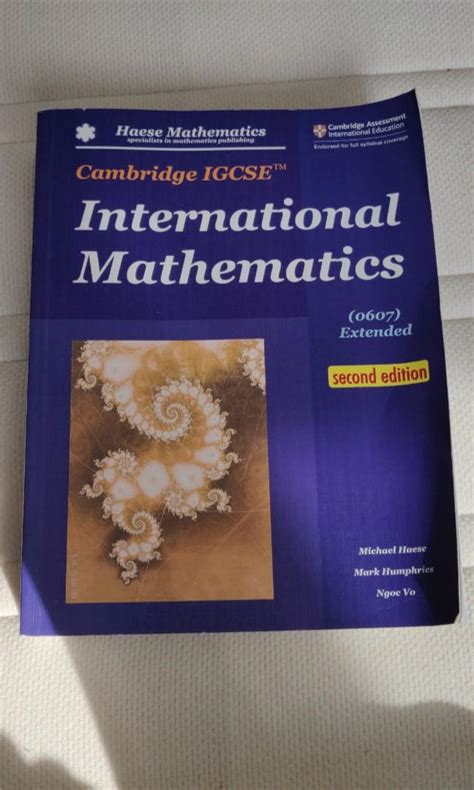 Cambridge Igcse Mathematics 0607 Extended Second Edition Hobbies And Toys Books And Magazines Cambridge Igcse Mathematics 0607 Extended Second Edition Hobbies And Toys Books And Magazines