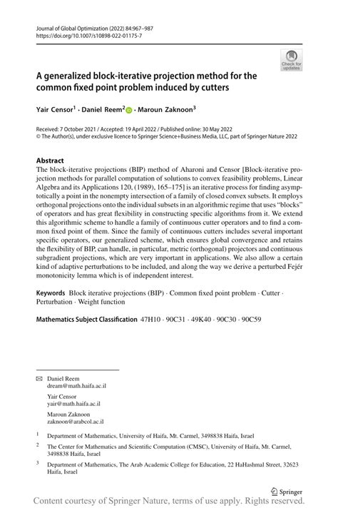 A Generalized Block Iterative Projection Method For The Common Fixed