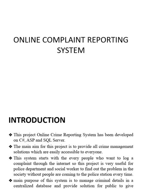 Online Crime Reporting System Pdf Police Cookie
