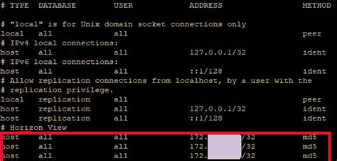 Configure Horizon Event Database On Postgresql Vinfrastructure Blog
