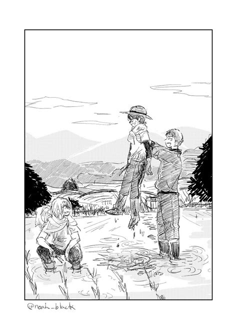 田植え堀川派】このあとみんな転ぶ 」のあの漫画