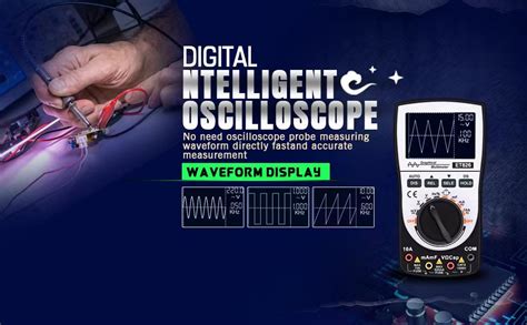 Oscilloscope Multimeter 2 In 1 Intelligent Digital Oscilloscope Dc Ac Current Voltage Resistance