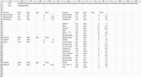 spill error on unique vstack r excel