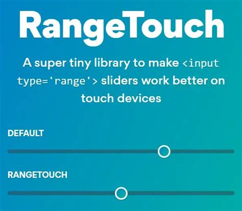10 Best Custom Range Slider Javascript Libraries 2024 Update Css Script