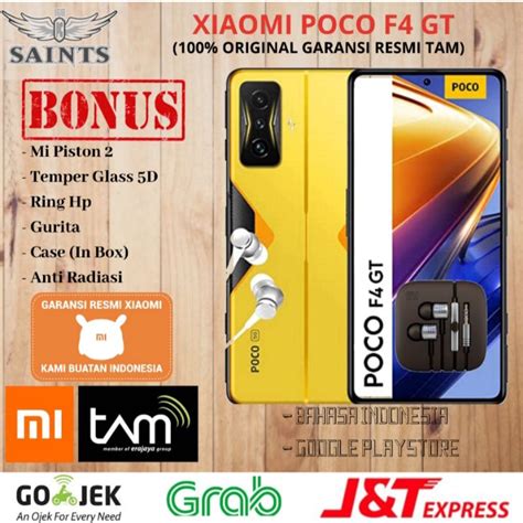 Jual Xiaomi Poco F Gt Tam Ram Gb Rom Gb Garansi Resmi Bulan New Segel