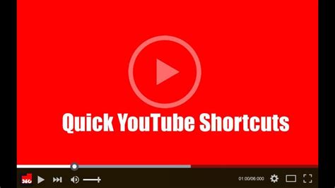 Youtube Keyboard Shortcut Youtube
