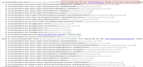 Error Creating Bean With Name ‘shirofilterfactory‘ Defined In Class