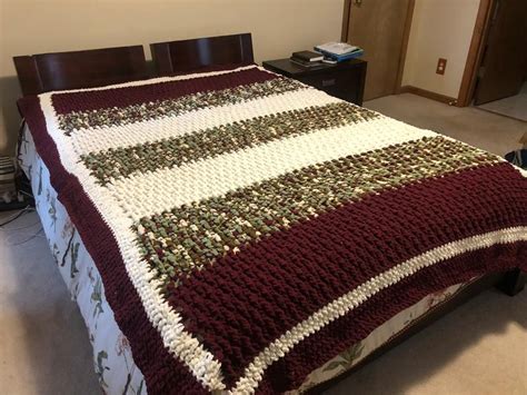 Free Bernat Lush Life Crochet Blanket Pattern