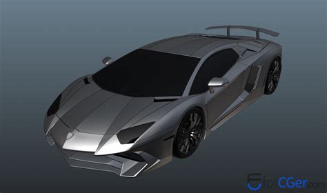 兰博基尼lamborghini Aventador Sv Tron（未知）汽车三维模型 Forcger 三维数字化设计分享平台