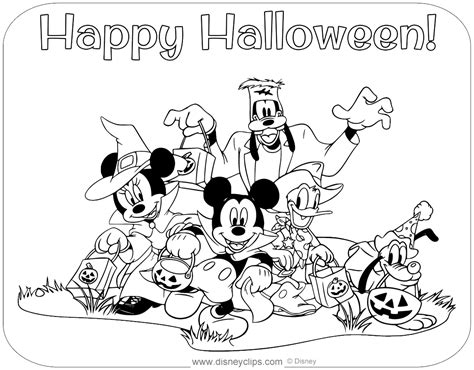 Halloween Mickey Mouse Printables