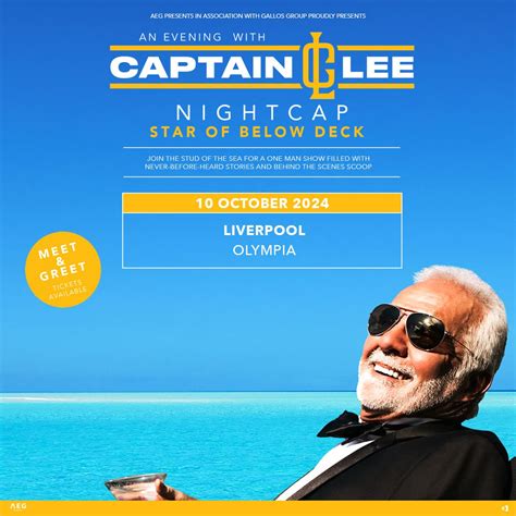 an evening with captain lee west derby road l6 9by liverpool
