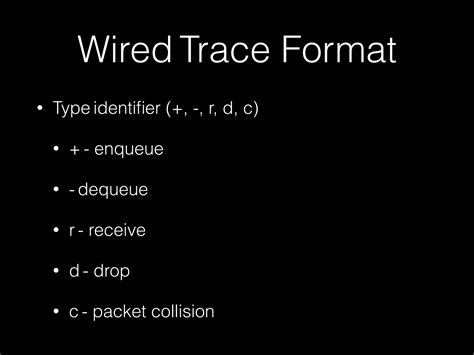 Tracing And Awk In Ns2 Ppt