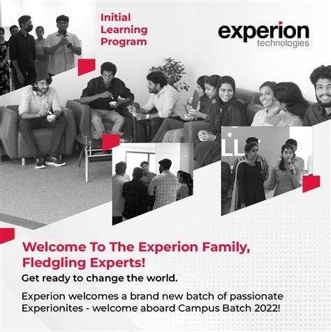 Experion Technologies On Linkedin Campusbatch2022 Freshers Newjoiners Experiontechnologies…