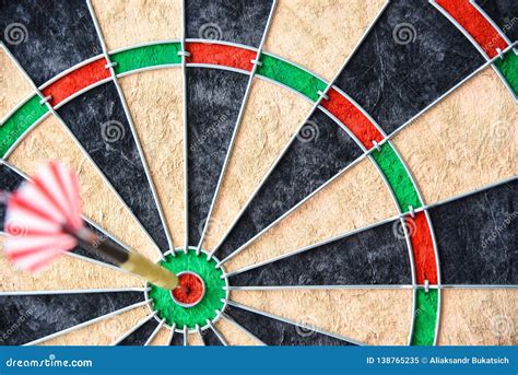Dart In The Sports Circle For Playing Darts Close Up Stock Image Image Of Point Background