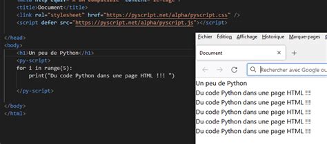Pyscript Du Python Dans De Lhtml
