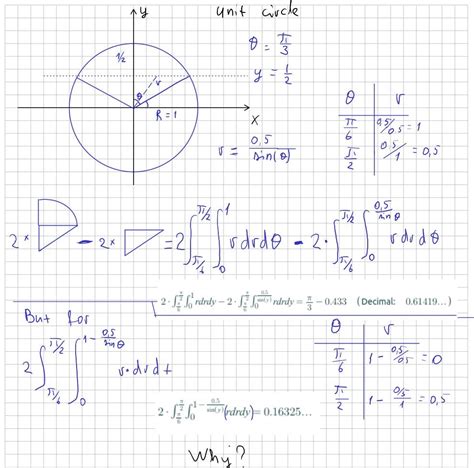 Circle Segment Integral In Polar Coordinates Learnmath