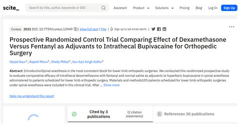 Prospective Randomized Control Trial Comparing Effect Of Dexamethasone