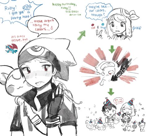Happy Birthday Ruby And A Bonus Comic R Pokespe