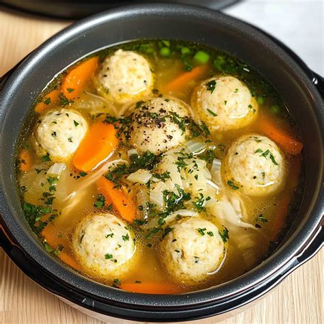 Easy Instant Pot Matzo Ball Soup Recipe The Yummy Journey Easy