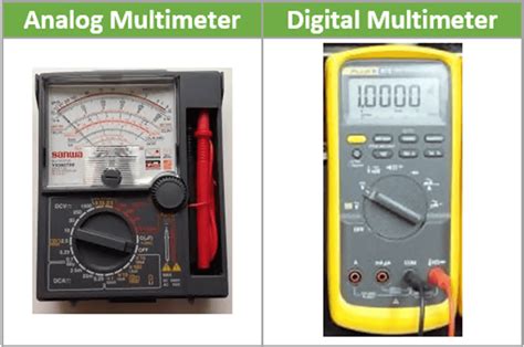 Two Types Of Multimeters Certblaster