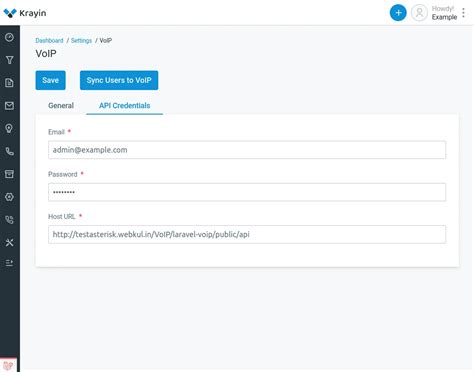 guide for krayin crm voip module
