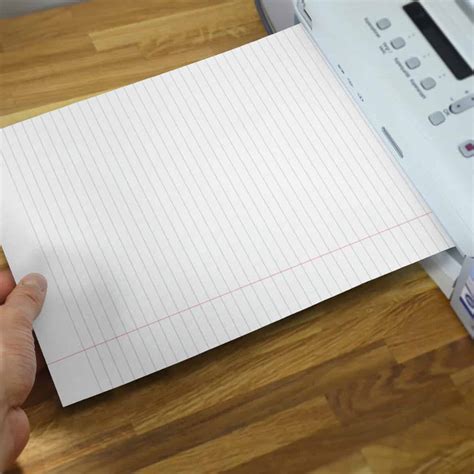 Free College Ruled Note Paper Printable